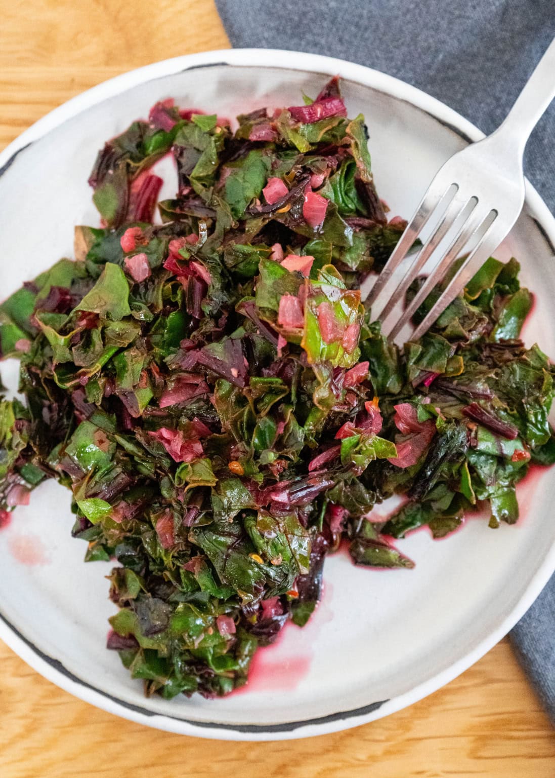Lemony sautéed beet greens | Closed Loop Cooking